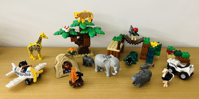 Lego Duplo Safari Set 6156 Krokodil Tier Elefant Giraffe Nilpferd ...