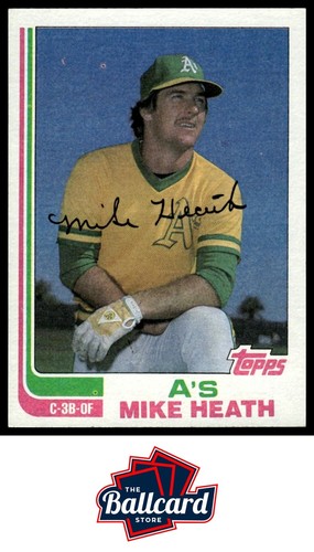 1982 Topps #318 Mike Heath | eBay