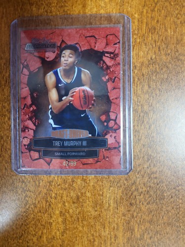 2022 Wild Card Allumination Trey Murphy III #DD-46 Draft Driven Orange ...