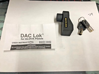 4 Pcs. Dac Glock Lok Models 17-19,22-28,31-36 w/fixed sights Glock Lock ...