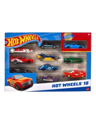 Random Mattel Hot Wheels 10 Pack Kids Model Diecast Car Random Vehicles ...