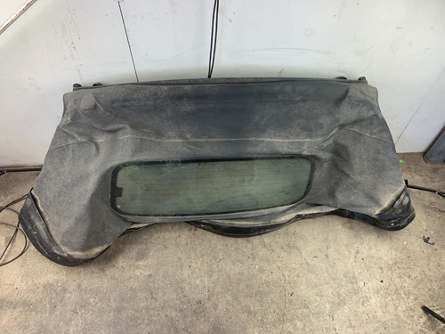 1999-2005 Mazda Miata Oem Black Convertible Soft Top Frame Glass Window ...