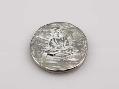 Buddha Pocket Good Luck Metal Pewter Token 1" x 13/16" | eBay