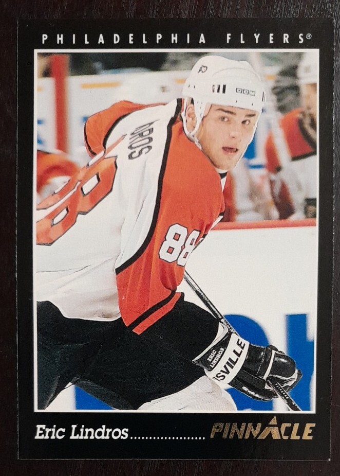 1993 Pinnacle Eric Lindros Flyers #1 Hockey Card | eBay