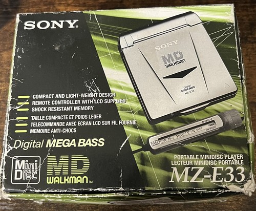 Sony MZ-E33 Portable Mini Disc Player Walkman | eBay