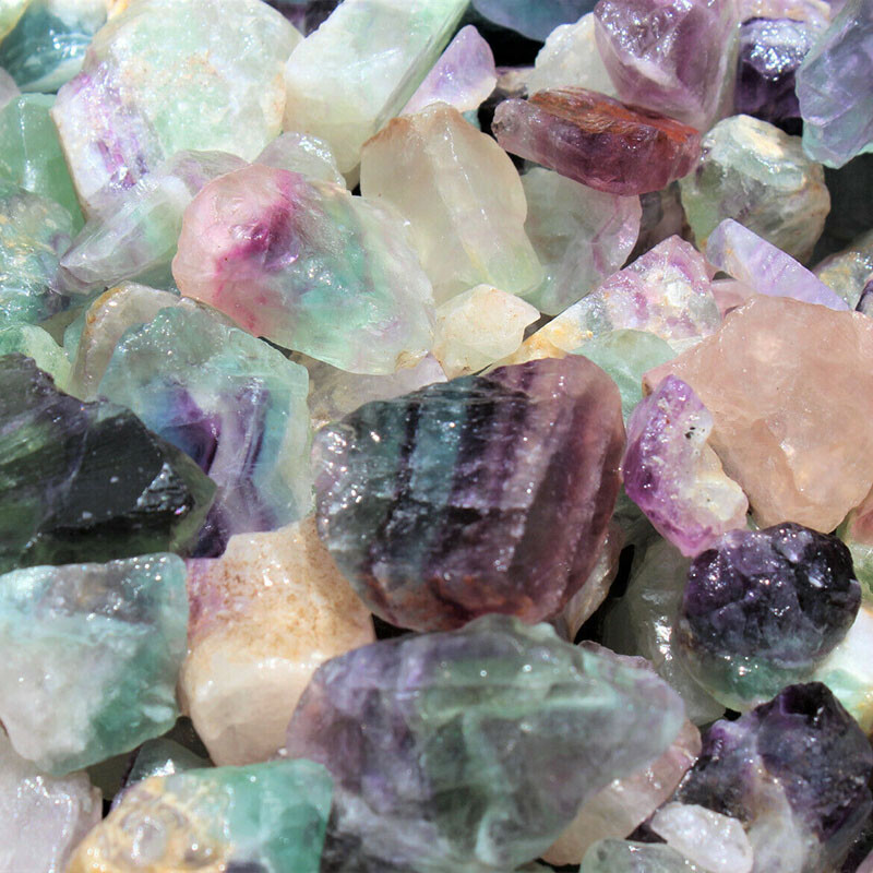 500 Carat Bulk Lot Natural Rough Fluorite Crystal Ro Grams Healing 100 ...