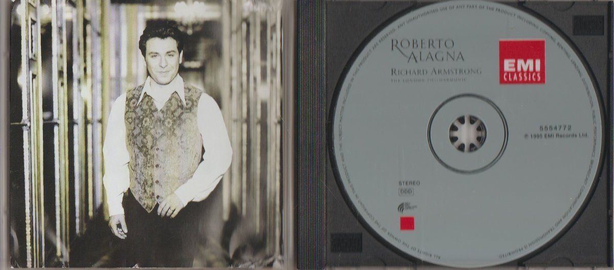 C.D.MUSIC E845 ROBERTO ALAGNA / RICHARD ARMSTRONG :THE LONDON ...