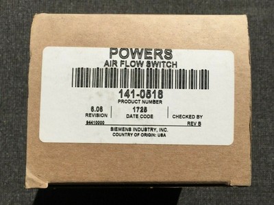 Siemens Powers Air Flow Switch 141-0518 NIB | eBay