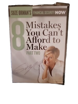 8 Mistakes You Can’t Afford To Make - Part Two 2 DVD Suze Orman ...