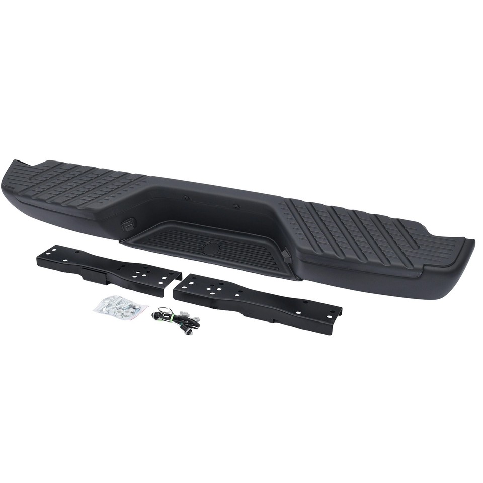 Black Steel Rear Bumper Assembly For 1998-2004 Nissan Frontier w/o ...