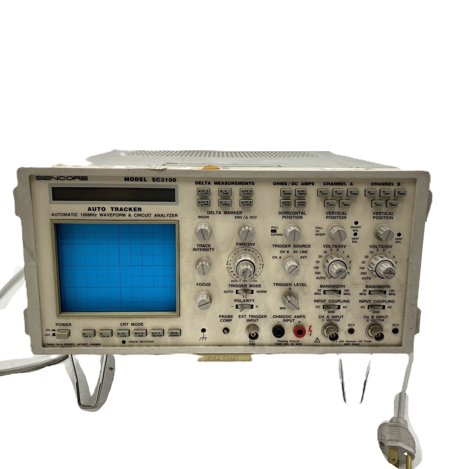 SENCORE SC3100 WAVEFORM AND CIRCUIT ANALYZER - POWER TESTED ONLY | eBay