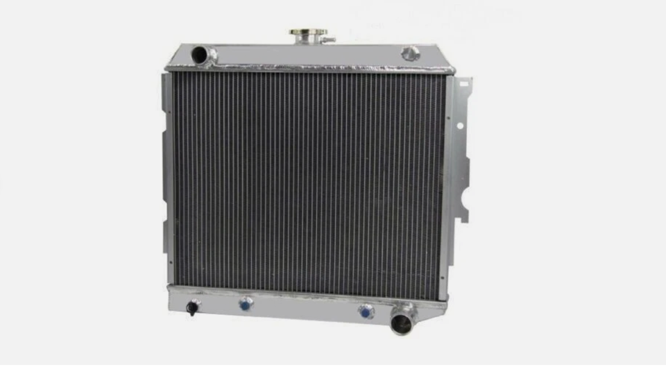 2ROW ALUMINUM Radiator For Chevy II Nova Dodge Charger Challenger ...