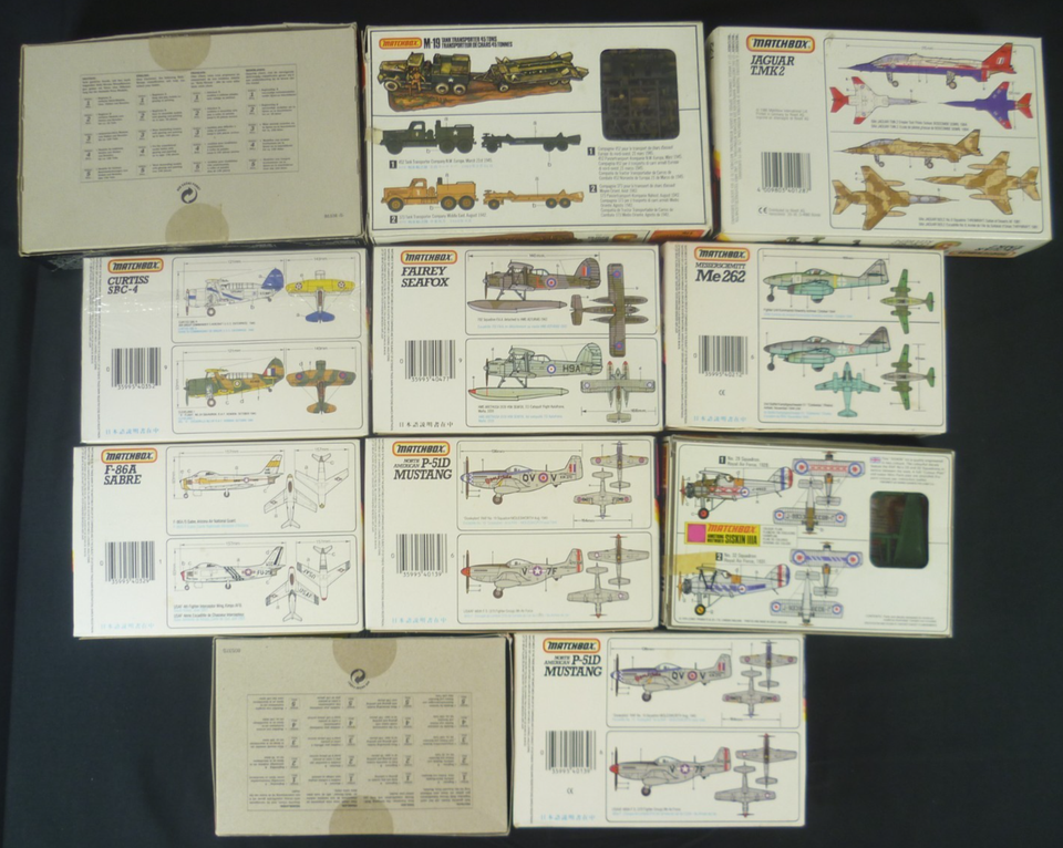 Matchbox Model Kits 1/72 11 Boxed Kits Unmade #W6 | eBay UK