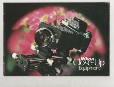 Camera Brochure Photography Reference Guide For Nikon Close Up ...