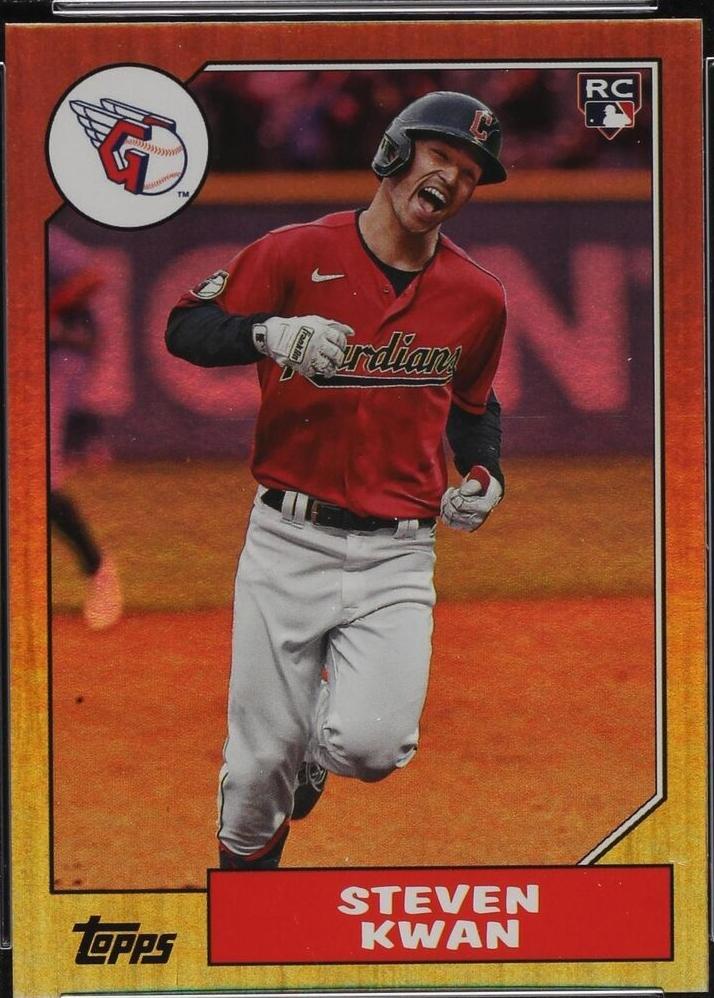 2022 Topps Archives - 1987 Topps Design Steven Kwan #293 Rainbow Foil ...