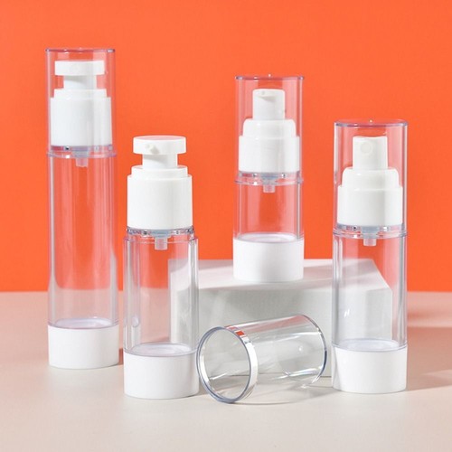 2Pcs Transparent Dispensing Container Vacuum Skin Care for Travel ...