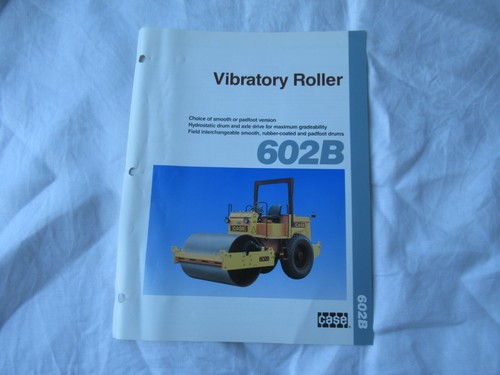 Case 602B vibratory roller brochure | eBay