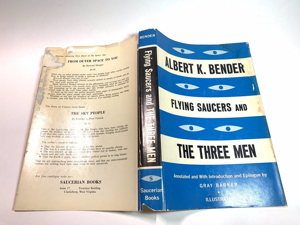 Sale~Flying Saucers and The Three Men~Albert Bender~1962~First Edition ...