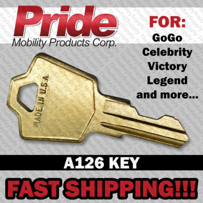 A126 Mobility Scooter Key for Pride GoGo Celebrity Victory Legend | eBay