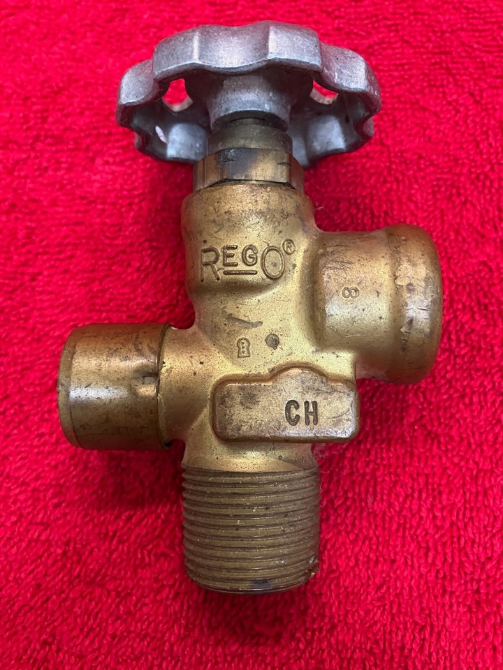 REGO 9103CO LIQUID PROPANE SERVICE VALVE LPG POL x 3/4" NPT W/ RELIEF ...
