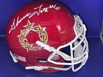 THOMAS LOTT NEW JERSEY GENERALS USFL SIGNED MINI HELMET | eBay