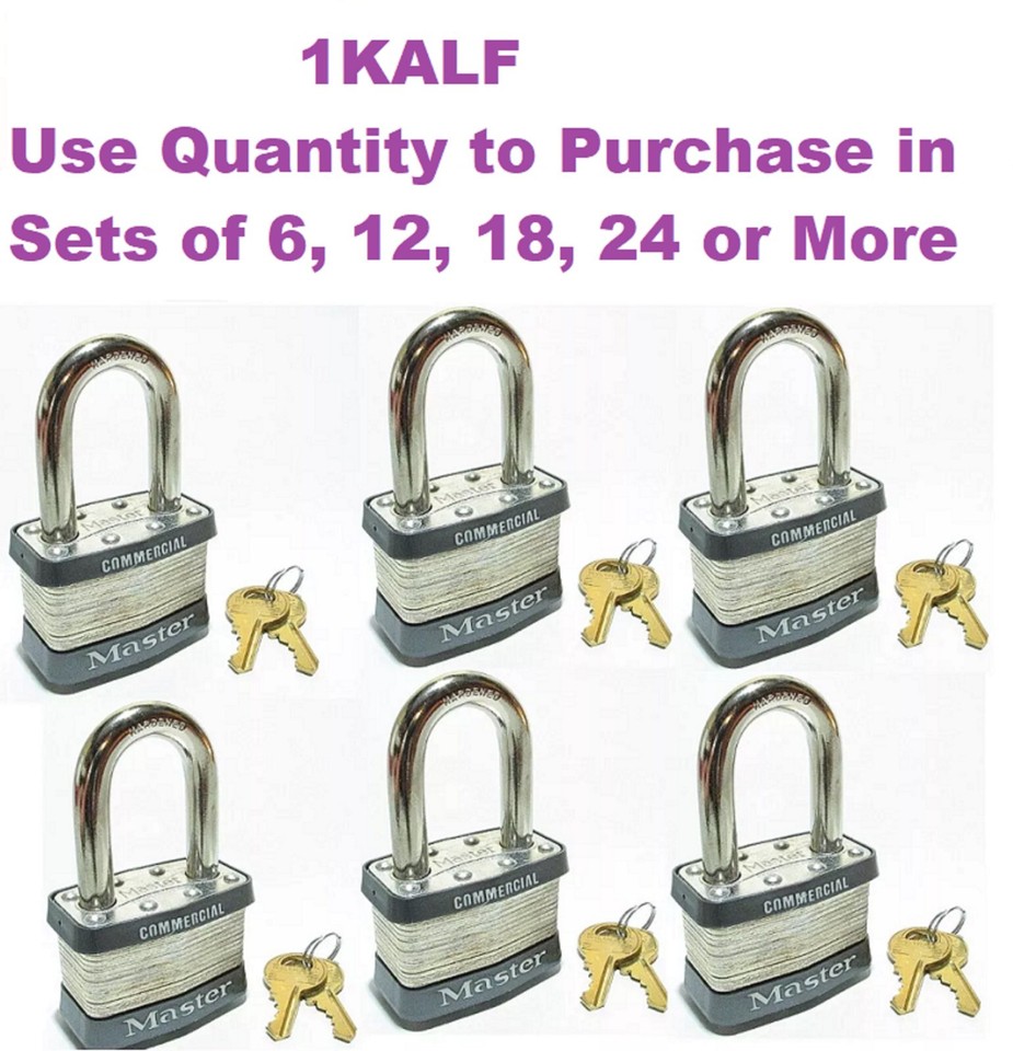 Master Lock 1KA Short,1KALF Medium,1KALJ Long Code X2341 Keyed Alike | eBay