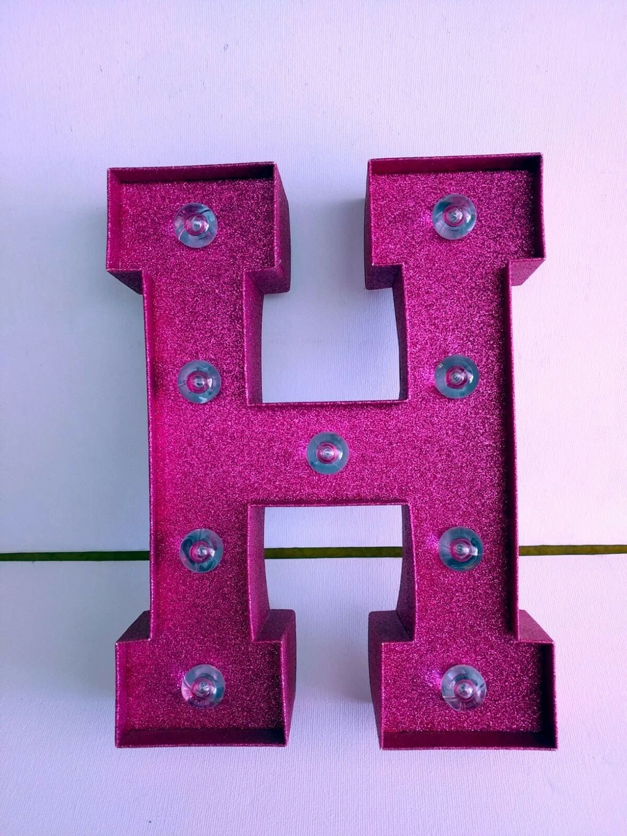 Hot Pink Letter H