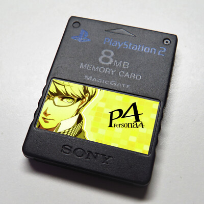 Persona 4 - Custom PlayStation 2 (PS2) Memory Card Sticker | eBay