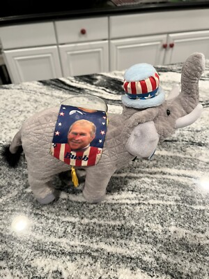 BUSH CHENEY 2000 Countdown ELECTION Day ELEPHANT Limited Edition 1800 ...