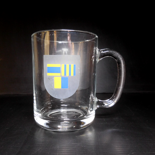 N23.545 Mug Glass Exxon Mobil US Station Petrol Oil Automobile Vintage ...