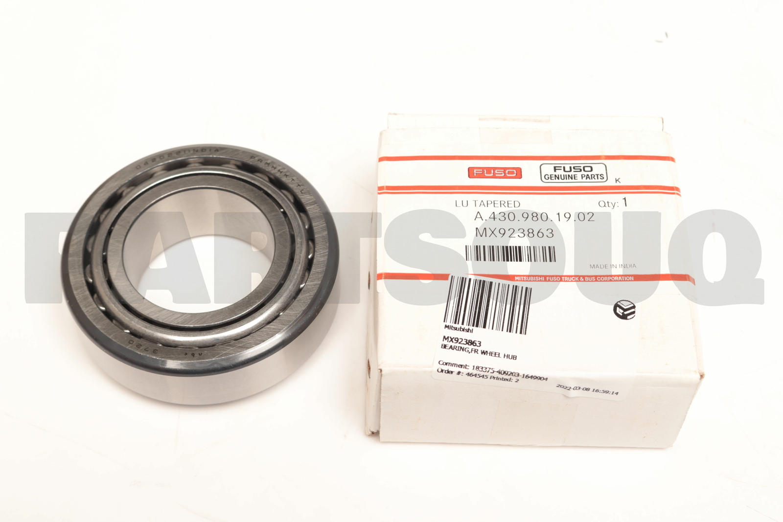 MX923863 Genuine Mitsubishi BEARING,FR WHEEL HUB | eBay