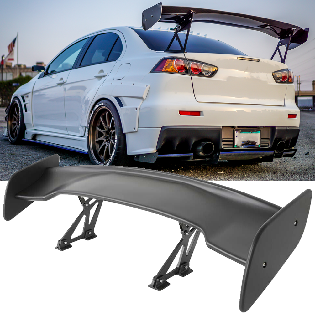 47" Rear Spoiler Racing GT Style Trunk Wing For Mitsubishi Lancer EVO ...