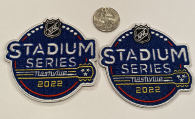 2-NASHVILLE PREDATORS STADIUM SERIES 2022 Embroidered Iron On Patches 3 ...