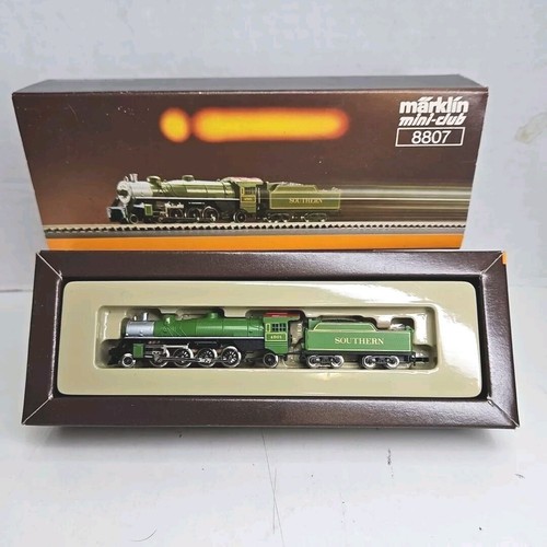 Z Scale Marklin 8807 2-8-2 New 5 Pole Motor Steam Locomotive Original ...