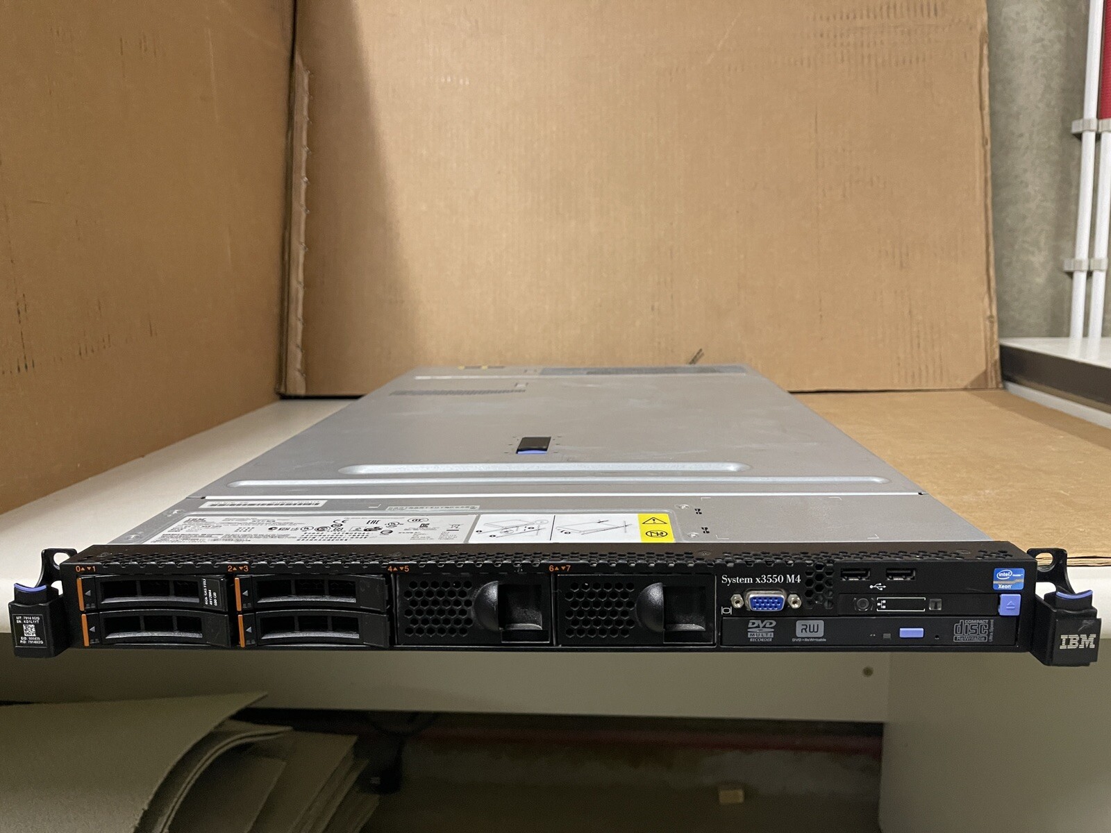 IBM System X3550 M4 Server 2x Intel Xeon E5-2960 32Gb Ram 4x 600Gb 10K ...