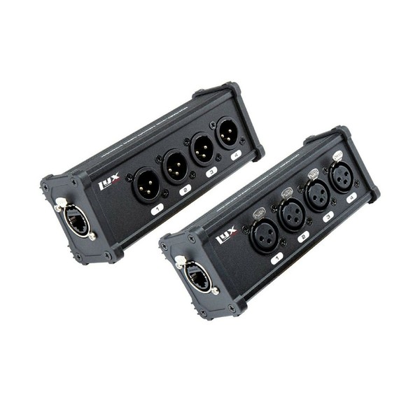 LyxPro XLR Audio Snake 4 Channel 3 Pin Multi Network Breakout for Stage ...
