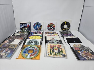 Lot of 25 Vintage PC Computer Games And Software 90s 2000s Windows 95 ...