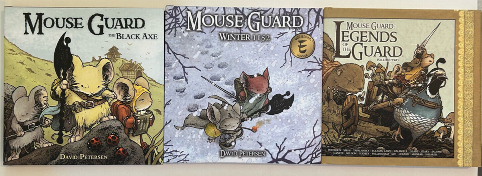 MOUSE GUARD Lot 3 GRAPHIC NOVEL Hardcover Books BOOM! BRAND NEW | eBay