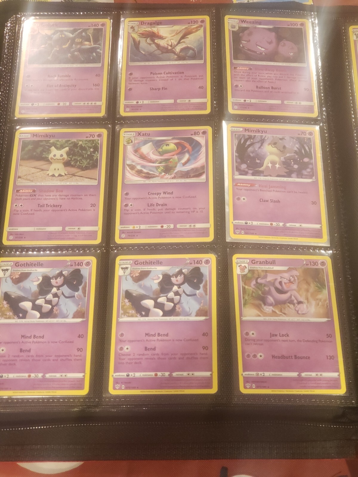 Pokemon Card Binder Lot 360 Cards Vintage Reverse Holo Gx V Rares Sun ...