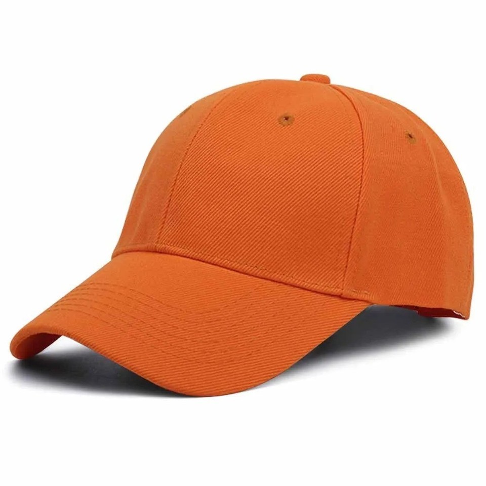 Cotton Baseball Cap Ball Dad Hat Adjustable Plain Solid Washed Men ...