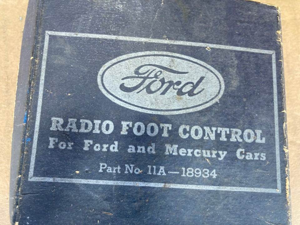 1941-1948 Ford Mercury Genuine Radio Foot Control Part No. 11A-18934 | eBay