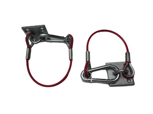 2X Wire Rope Type Van Door Retainer With Snap Hook - Trailer - Vans ...