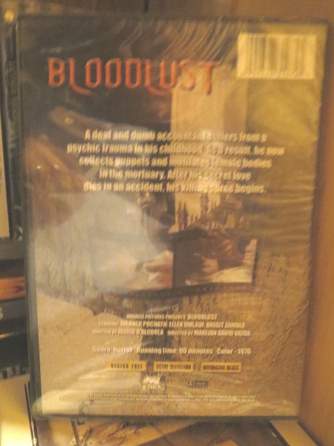 Bloodlust (1976) Mosquito der Schänder (original title) (DVD, 2001) for ...