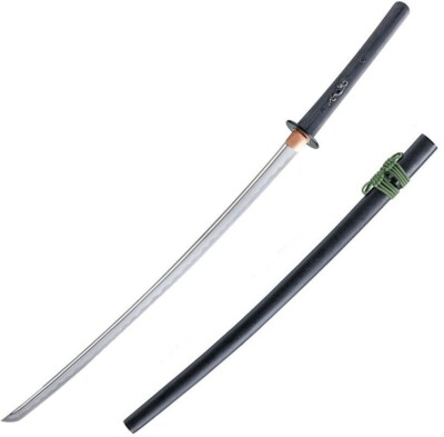 Dragon King Modern Katana 27" Satin Finish 1566 Steel Blade Black G10 ...