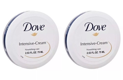Dove Intensive Nourishing Skin Care Cream *LOT of 2* Daily Moisturizer ...
