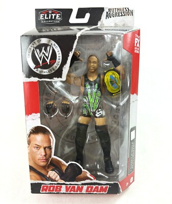 RVD Rob Van Dam WWE Mattel Elite Ruthless Aggression Series Figure New ...