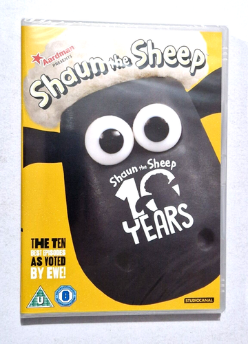 Shaun The Sheep - 10 Years DVD SEALED Ten Best Episodes Voted By Fans ...