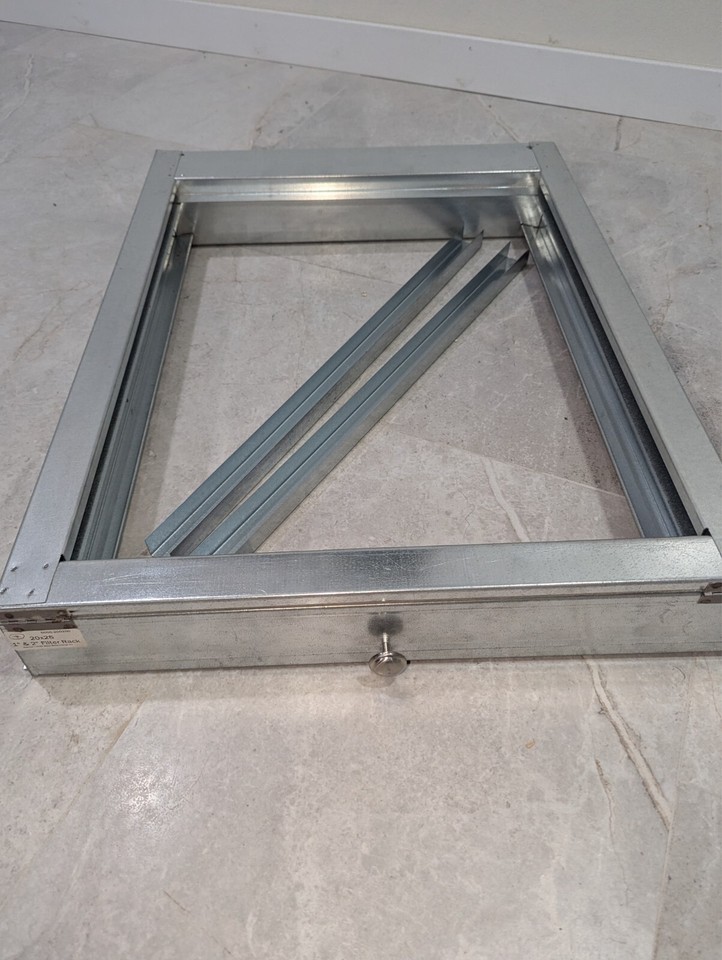 HVAC Furnace Return Filter Rack w/ 20x25x1(or 2) Filter Slot. | eBay
