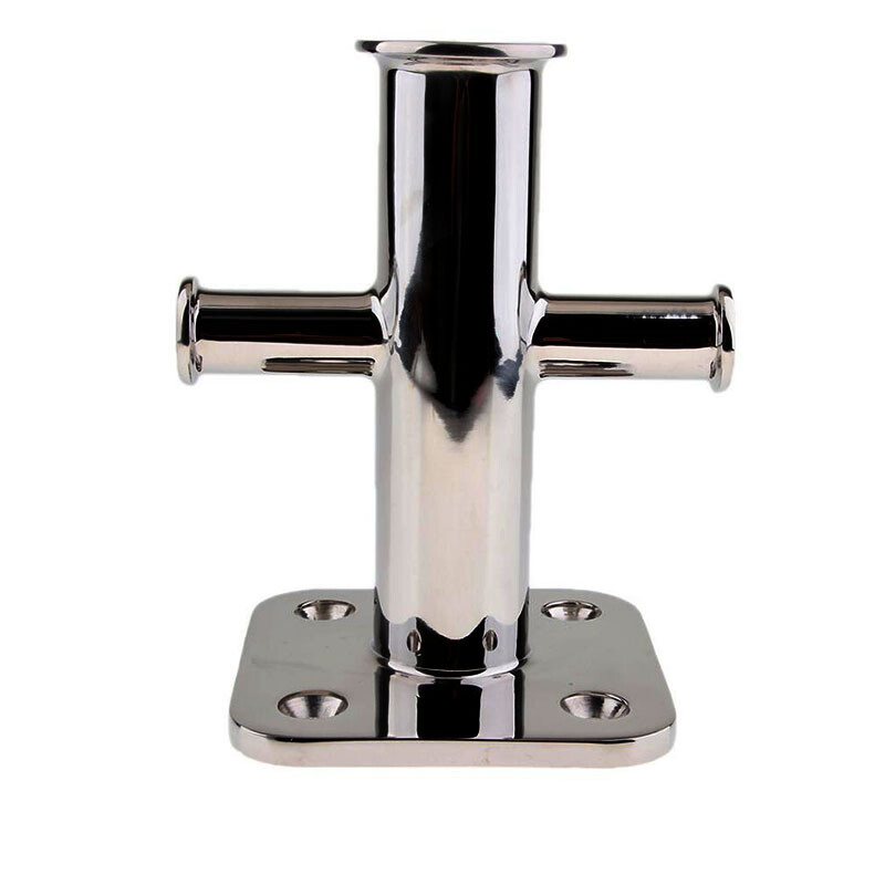 152 mm Marine 6-inch Single Cross Bollard Dock Mooring Cleat 316 ...