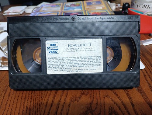 Howling II 2 Used VHS 1984 Werewolf Horror HBO CANNON Christopher Lee ...